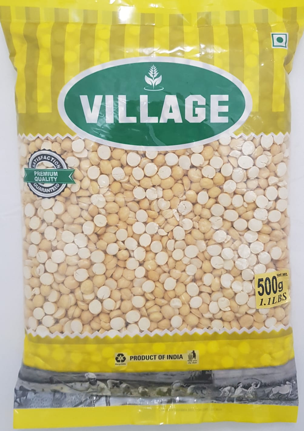 VILLAGE FRIED GRAMS/PUTNALA PAPPU 500G - Buy Indian Groceries Online