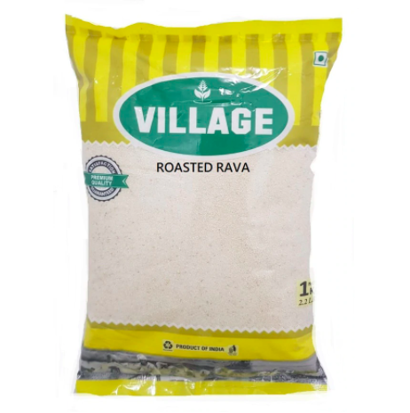 VILLAGE BOMBAY ROASTED RAVA 1KG - Buy Indian Groceries Online